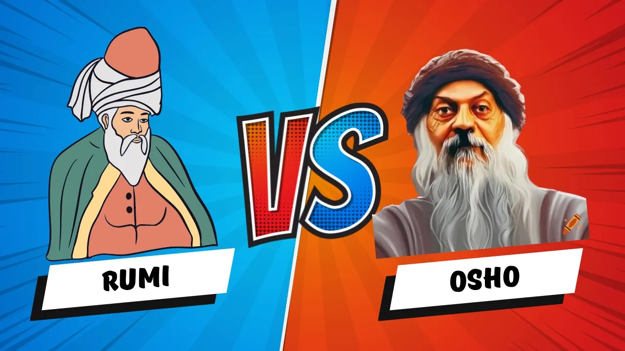 Araspus Personal Development Rumi vs Osho - Why Rumi wins